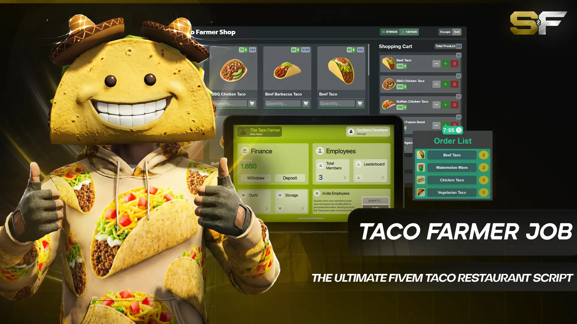 FiveM Taco Farmer Job – Restaurant & Food Script for QBCore, ESX & Qbox ...